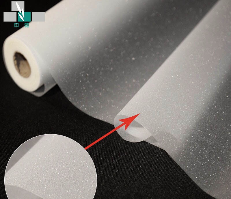 Glitting thermal lamination film